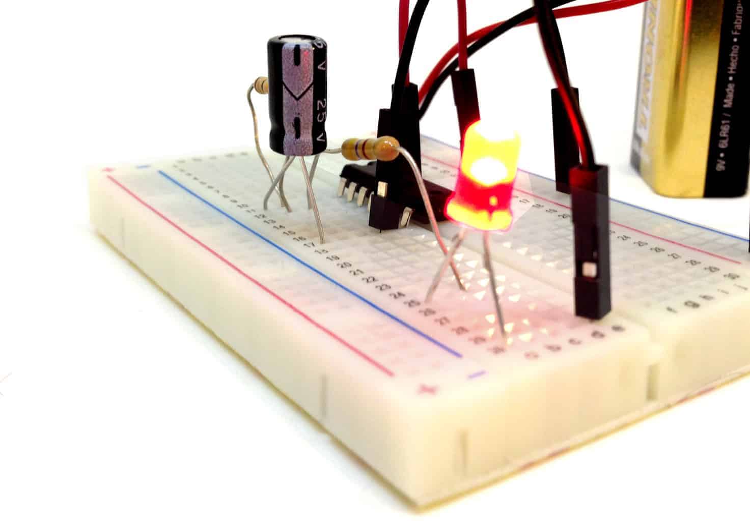 Blinking LED Circuit With Schematics And Explanation