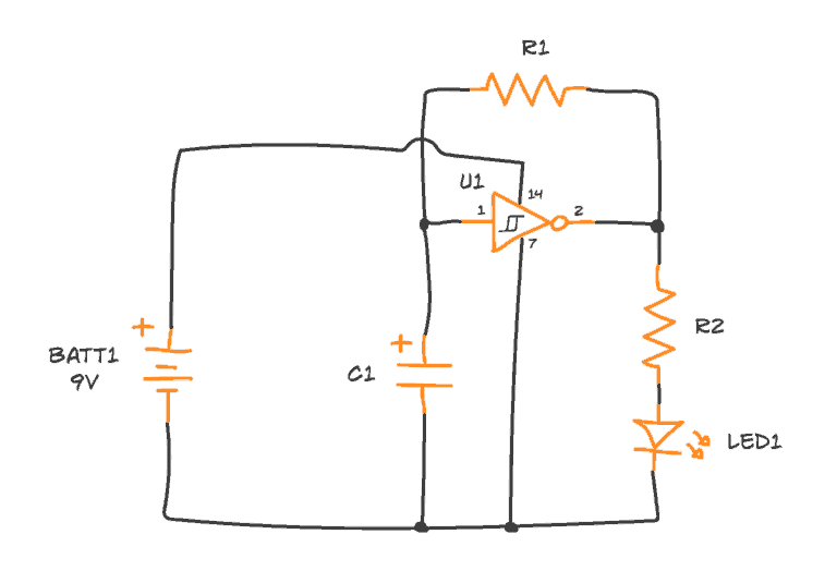 Build Instructions: The Blinking Light Circuit