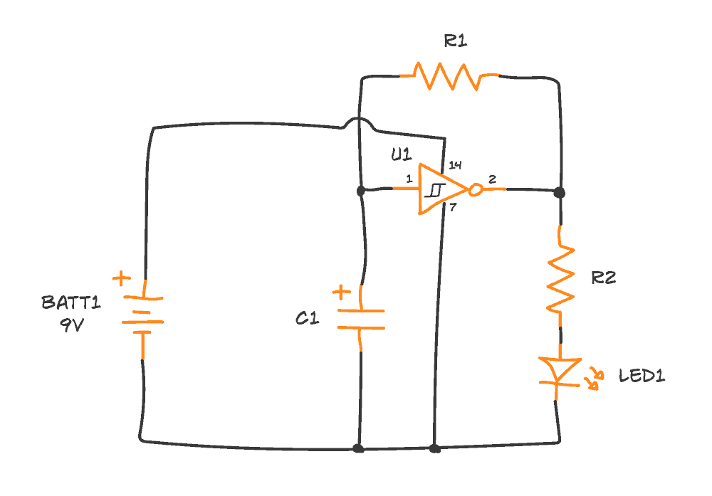 Basic Schematic Diagram Example Wiring Draw And Schematic