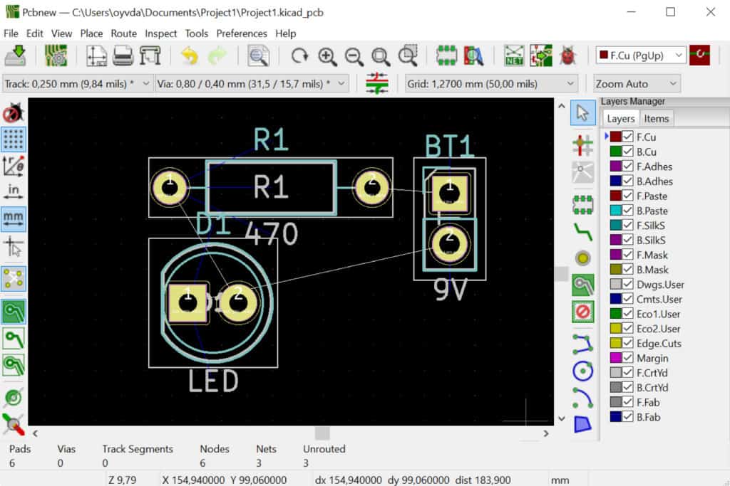 KiCad Tutorial: Make Your First Printed Circuit Board