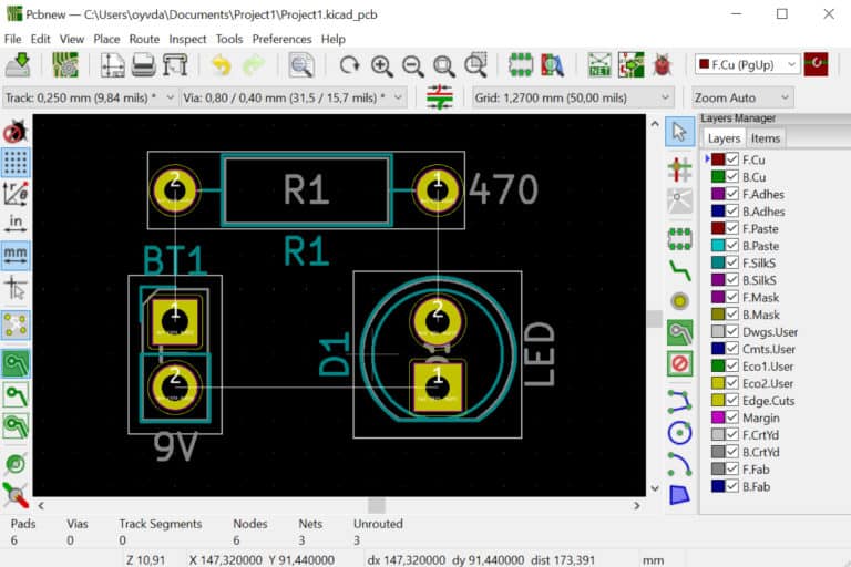 KiCad Tutorial: Make Your First Printed Circuit Board