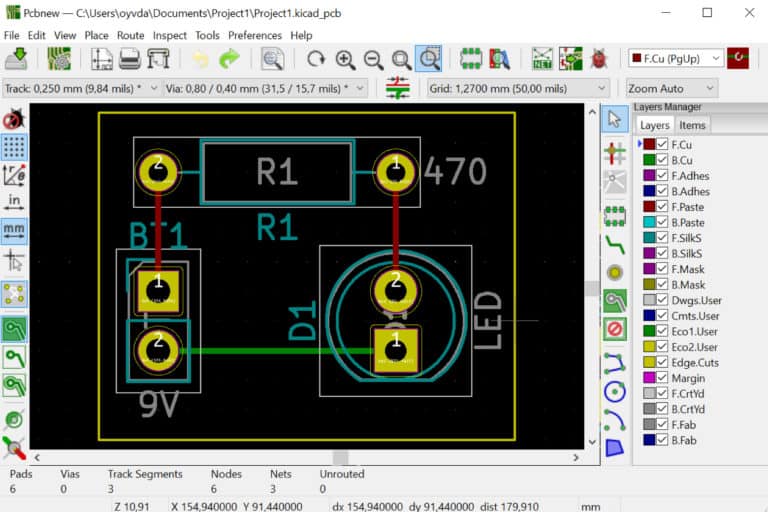 KiCad Tutorial: Make Your First Printed Circuit Board