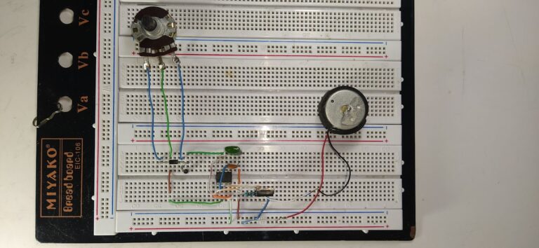A Simple 555 PWM Circuit with Motor Example