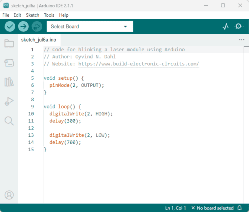 Arduino Laser Module: Connecting KY-008 to Arduino