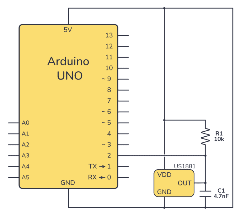 Arduino Hall Effect Sensor: How to Detect Magnetic Fields Arduino Hall Effect Sensor: How to Detect Magnetic Fields