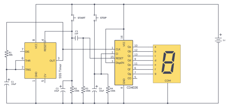 555 Timer Reaction Game