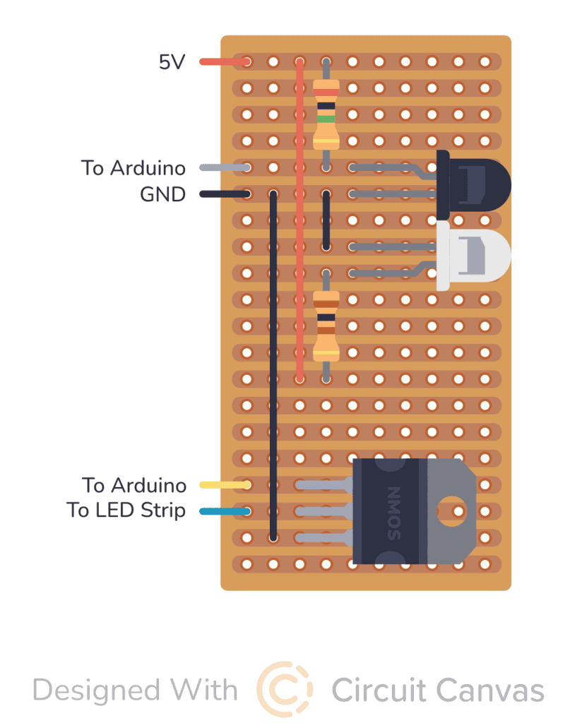 Touchless Kitchen Lighting with Arduino and Phototransistor
